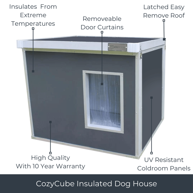 CozyCube Coldroom Panel Insulated Dog House/Kennel