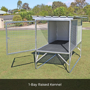 "Aussie Dog Kennels" Raised Dog Kennel