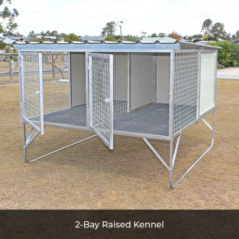 "Aussie Dog Kennels" Raised Dog Kennel