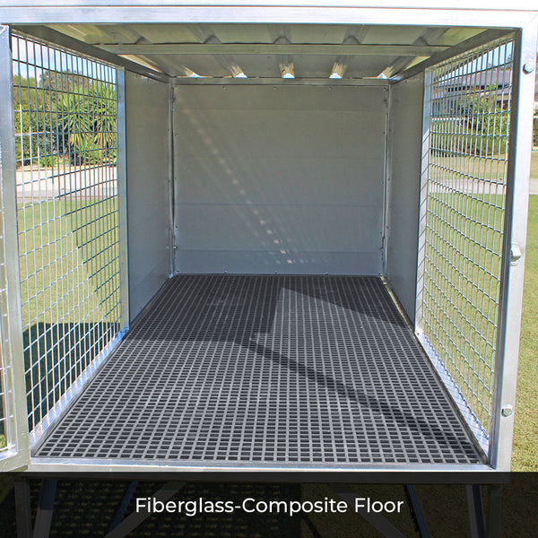 "Aussie Dog Kennels" Raised Dog Kennel